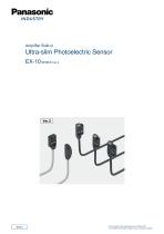 Ultra-slim Photoelectric Sensor - Matsushita Electric Works - PDF ...