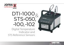 DTI-1000 Temperature Indicator Datasheet - Ametek Calibration - PDF ...