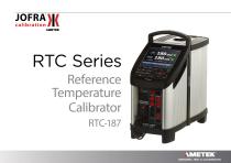 RTC 187 Series Temperature Calibrator Datasheet - Ametek Calibration - PDF Catalogs | Technical ...