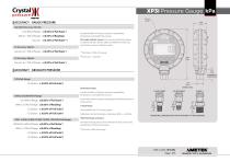 XP3i Digital Pressure Gauge Datasheet kPa - Ametek Calibration - PDF Catalogs | Technical ...