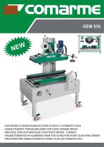 GEM 535 - COMARME - PDF Catalogs | Technical Documentation | Brochure