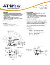 050-1100 Family - 8mm Single Rotor Latch - TriMark - PDF Catalogs ...