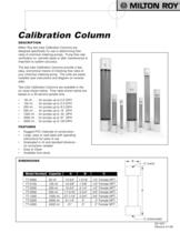 Calibration Column - Milton Roy - PDF Catalogs | Technical ...