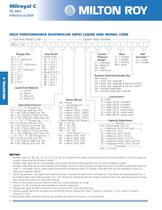 Milroyal C - Milton Roy - PDF Catalogs | Technical Documentation | Brochure