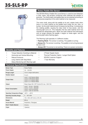 Relative Humidity, Ambient Temperature and Pressure Sensor (3S-RH&AT&PS) - SEVEN Sensor ...