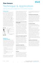 Flow Sensors - EGE-Elektronik Spezial-Sensoren GmbH - PDF Catalogs ...