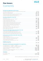 Flow Sensors - EGE-Elektronik Spezial-Sensoren GmbH - PDF Catalogs ...
