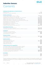 Inductive Sensors - EGE-Elektronik Spezial-Sensoren GmbH - PDF Catalogs ...