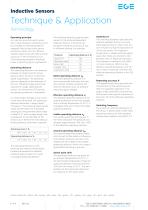 Inductive Sensors - EGE-Elektronik Spezial-Sensoren GmbH - PDF Catalogs ...