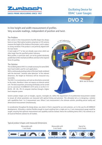 ODAC® 13TRIO - ZUMBACH Electronic AG - PDF Catalogs | Technical ...
