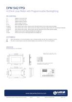 DPM 942-FPS - Lascar Electronics - PDF Catalogs | Technical Documentation | Brochure
