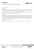 EL-USB-4 4-20mA Current Loop Data Logger - Lascar Electronics - PDF ...