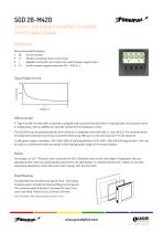 SGD 28-M420 - Lascar Electronics - PDF Catalogs | Technical Documentation | Brochure