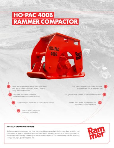 All RAMMER catalogs and technical brochures