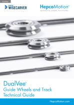 Slide linear guide - DUALVEE® - HepcoMotion - roller / stainless steel ...