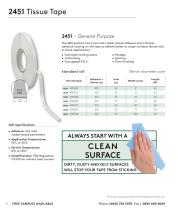 Specialty Tapes - Essentra Components - PDF Catalogs | Technical Documentation | Brochure