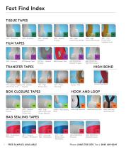 Specialty Tapes - Essentra Components - PDF Catalogs | Technical Documentation | Brochure