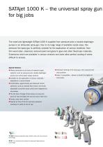 SATAjet 1000 K - SATA GmbH & Co. KG - PDF Catalogs | Technical ...