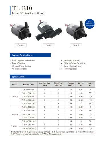 TA60- Car Pump Electronic Auto Pump - TOPSFLO INDUSTRY AND TECHNOLOGY ...