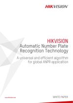 Automatic Number Plate Recognition Technology - Hikvision - PDF ...