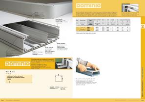 DOMINIO. Modular trunking system - CANALPLAST - PDF Catalogs ...