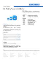 Bio-Welding Protection Anti-Spatter TDS - WEICON - PDF Catalogs | Technical Documentation | Brochure
