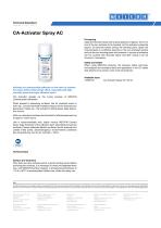 CA-Activator Spray AC TDS - WEICON - PDF Catalogs | Technical ...