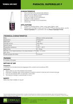 PARACOL SUPERGLUE F - DL Chemicals - PDF Catalogs | Technical ...