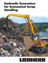 The hydraulic excavators for economical scrap handling - Liebherr ...