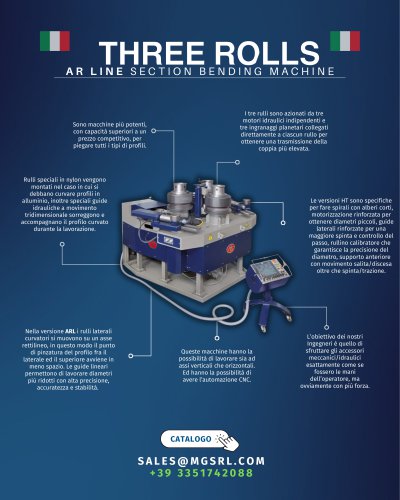 3-roll plate bending machines - MG S.R.L. - PDF Catalogs | Technical ...