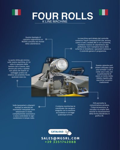 4-roll plate bending machines - MG S.R.L. - PDF Catalogs | Technical ...