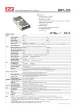 HDP-190 series - Mean Well - PDF Catalogs | Technical Documentation ...