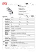 HSP-150 series - Mean Well - PDF Catalogs | Technical Documentation ...
