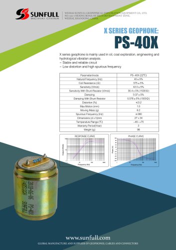 VAS-100 - Weihai Sunfull Geophysical Exploration Equipment Co., Ltd. - PDF Catalogs | Technical ...