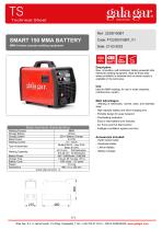 Battery-powered welder - Smart 150 MMA Battery - Gala Gar - MMA ...