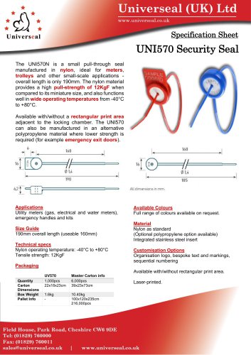 All Universeal (UK) Ltd catalogs and technical brochures