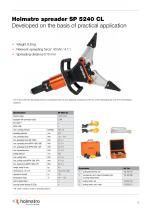 5000 series spreaders - Holmatro Industrial equipment - PDF Catalogs ...