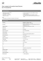 Door contacts with positive break Extreme ES 14 AZ Extreme - steute ...