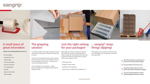 All Sanpack GmbH catalogs and technical brochures