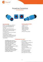 Powerline Single Power Connectors - Ten47 - PDF Catalogs | Technical ...