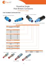 Powerline Single Power Connectors - Ten47 - PDF Catalogs | Technical ...