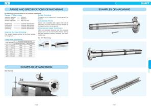 SHAFT - NB Europe - PDF Catalogs | Technical Documentation | Brochure