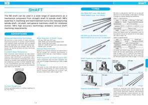 SHAFT - NB Europe - PDF Catalogs | Technical Documentation | Brochure