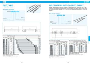 SHAFT - NB Europe - PDF Catalogs | Technical Documentation | Brochure