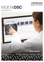 Differential scanning calorimeter - NEXTA DSC Series - Hitachi High ...