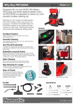 PBT230NX - Numatic - PDF Catalogs | Technical Documentation | Brochure