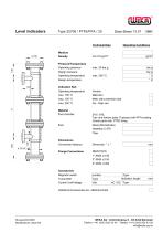Visual Level Indicators (VLI) Plastic & Top of Tank Series - WEKA - PDF Catalogs | Technical ...