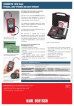 ECHOMETER 1076 Basic - KARL DEUTSCH - PDF Catalogs | Technical ...