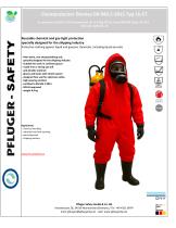 Work coveralls - Chemprotector Divetex® - Pflüger Safety GmbH & Co. KG ...