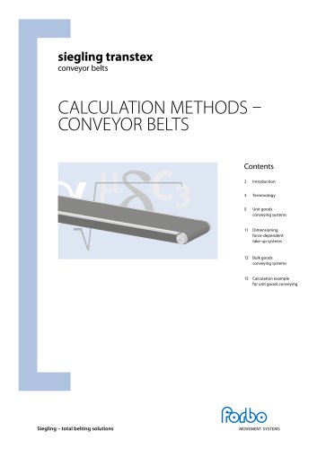 Compendium FLAT BELTS 2025 - Forbo Siegling GmbH - PDF Catalogs ...